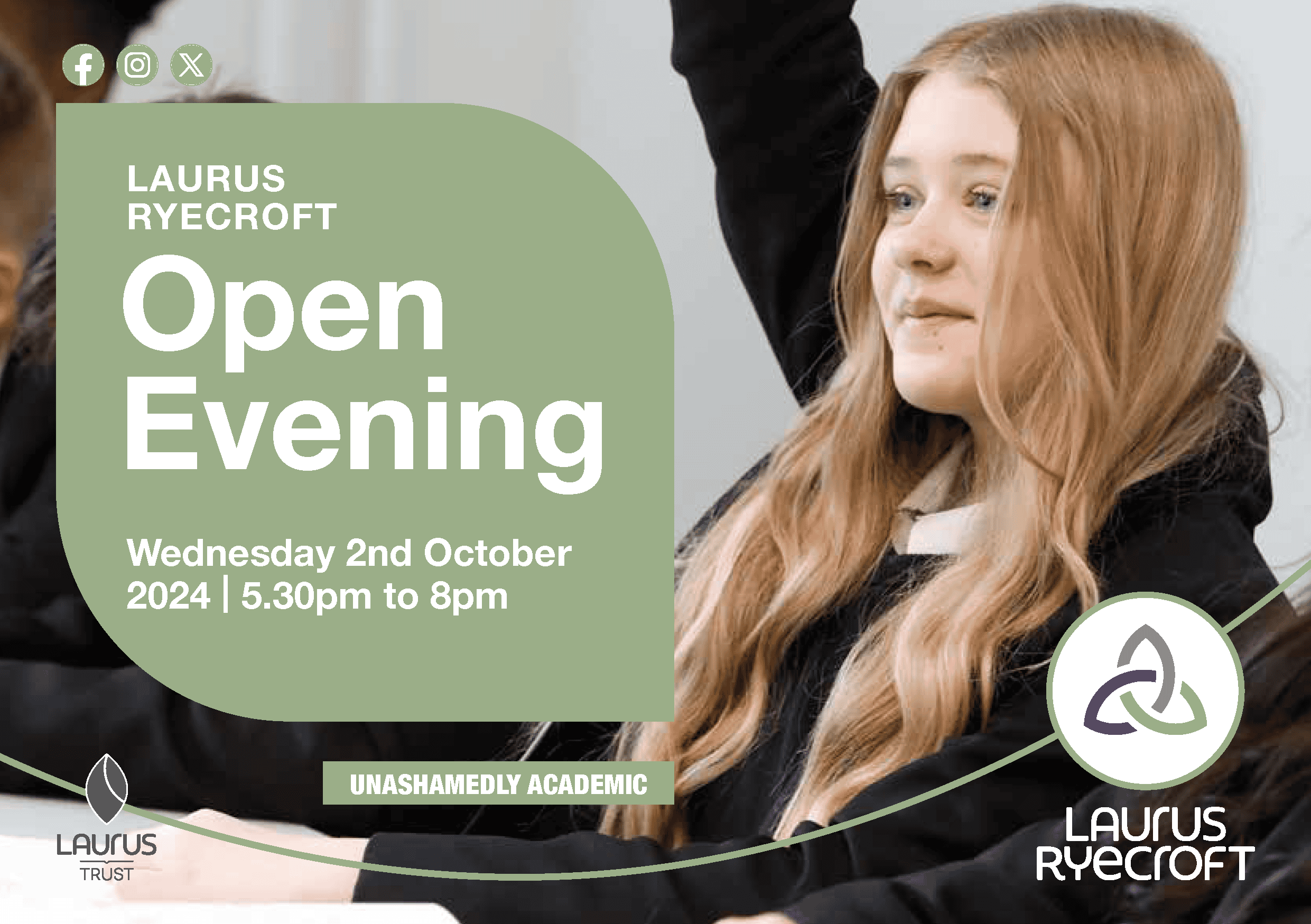 Laurus Ryecroft Open Evening 2024 - Laurus Ryecroft